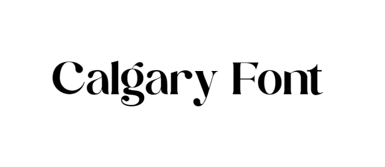Calgary Font - Dafont