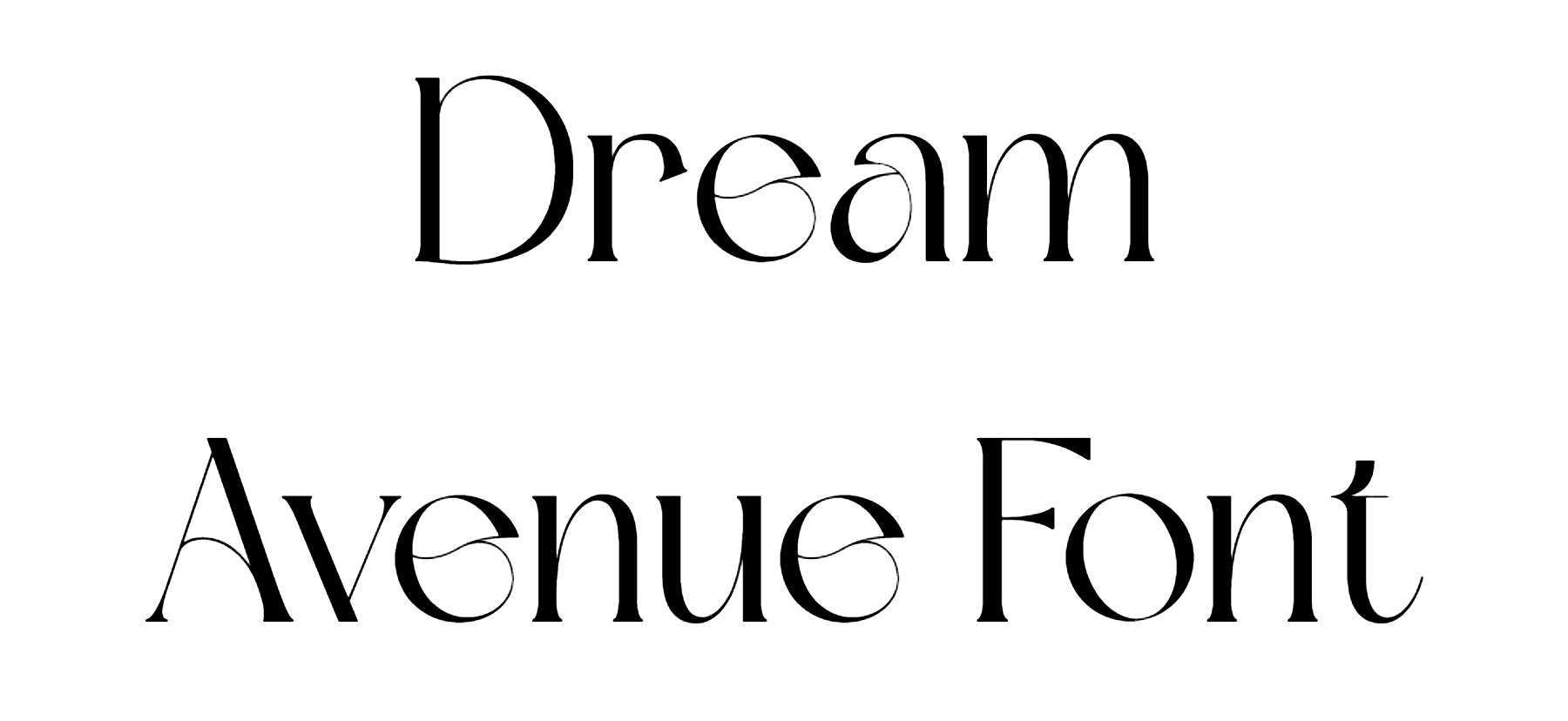 Dream Avenue Font - Dafont