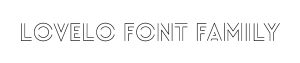 Lovelo Font - Dafont