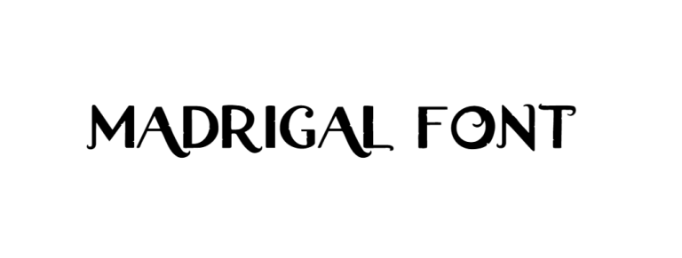 Madrigal Font - Dafont