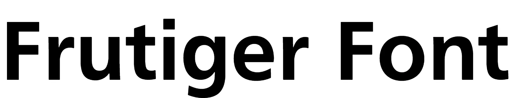 Frutiger Font Free Download