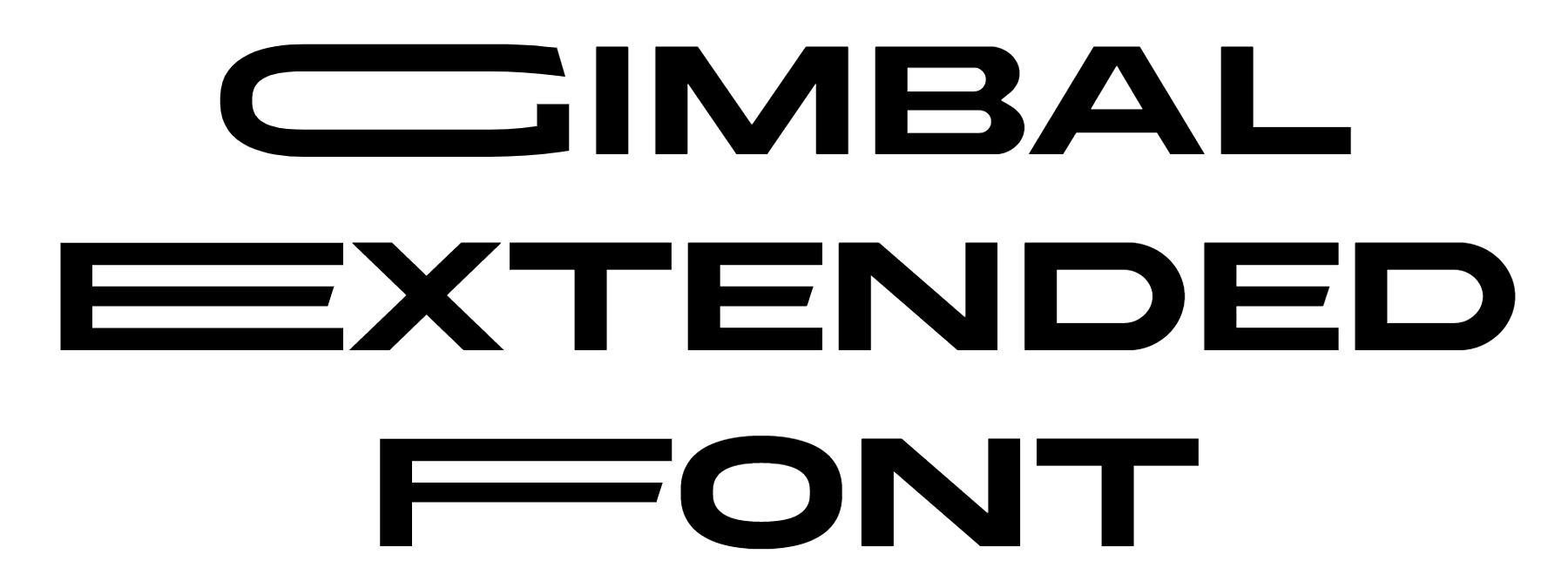 Gimbal Extended Font - Dafont