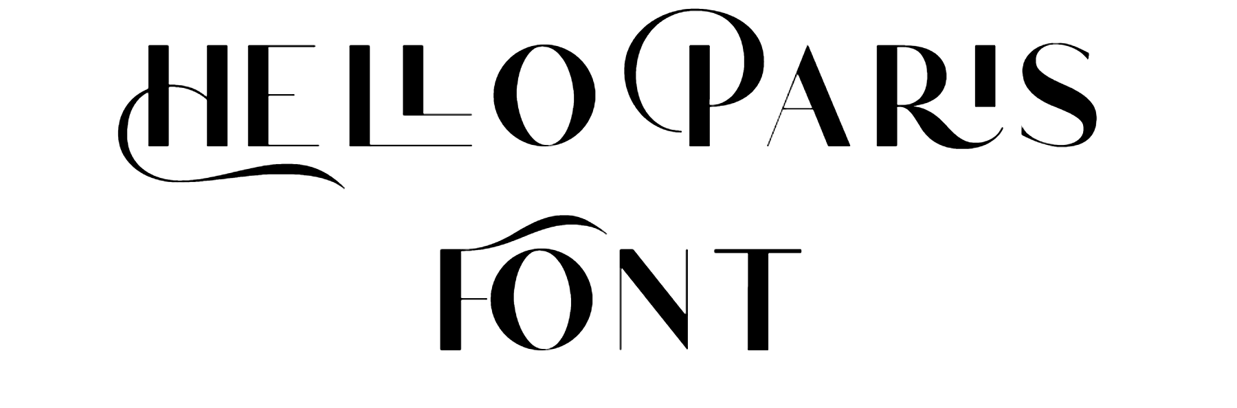 Hello Paris Font - Dafont